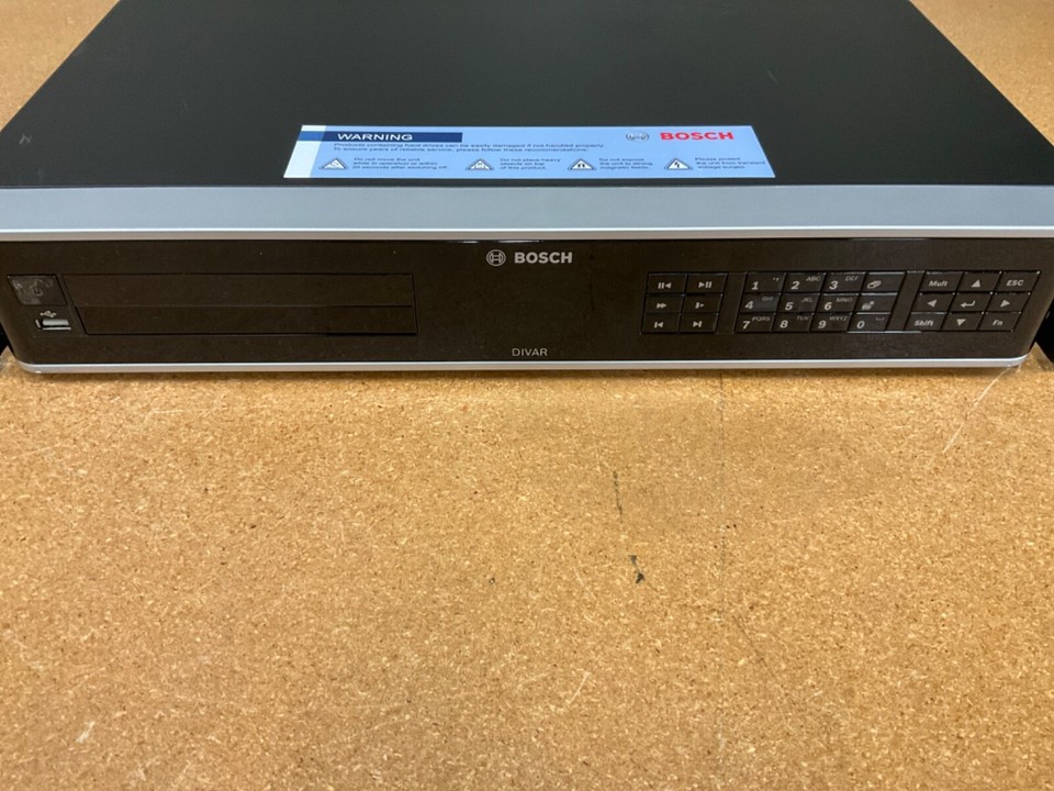 Bosch DIVAR 5000 DVR-5000-04A100 Real-Time DVR No Hard Drive | eBay
