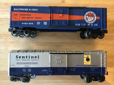 Lionel 2 Box Cars 6464-400 B&O plus 9420 B&O | eBay