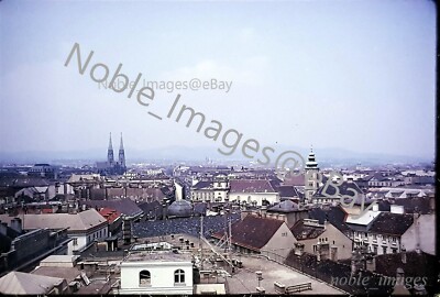 1964 Rooftop Views Towards Votiv Kirche Vienna Austria Kodachrome Color ...