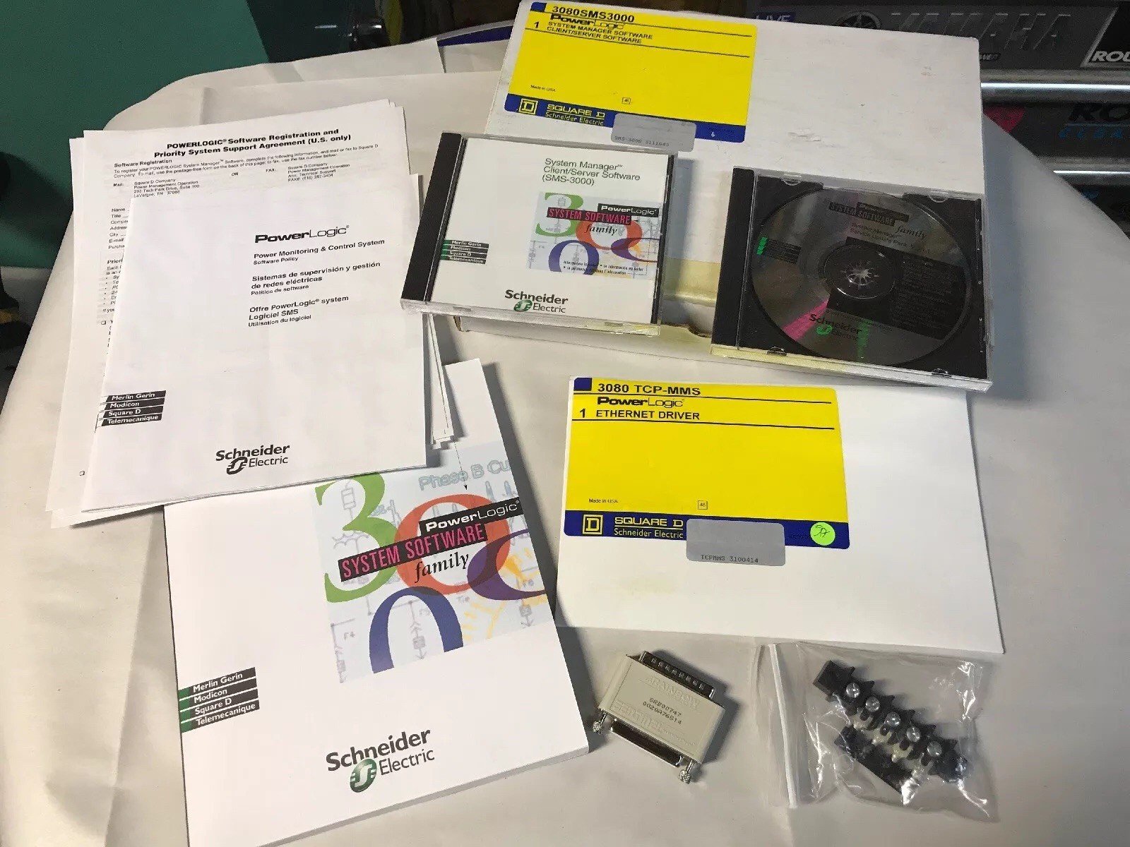 NEW SQUARE D SMS-3000 PowerLogic System Software 3080-SMS3000 TCP-MMS ...