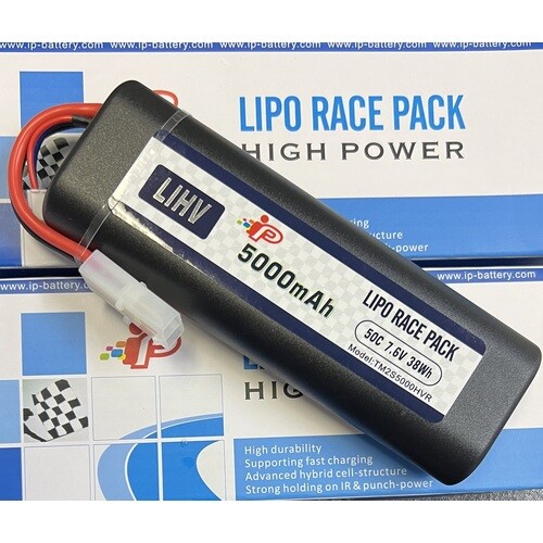 INTELLECT 5000 MAH 7.6V 50C LIPO BATTERY - ROUND TUBE STD STICK 2022 ...