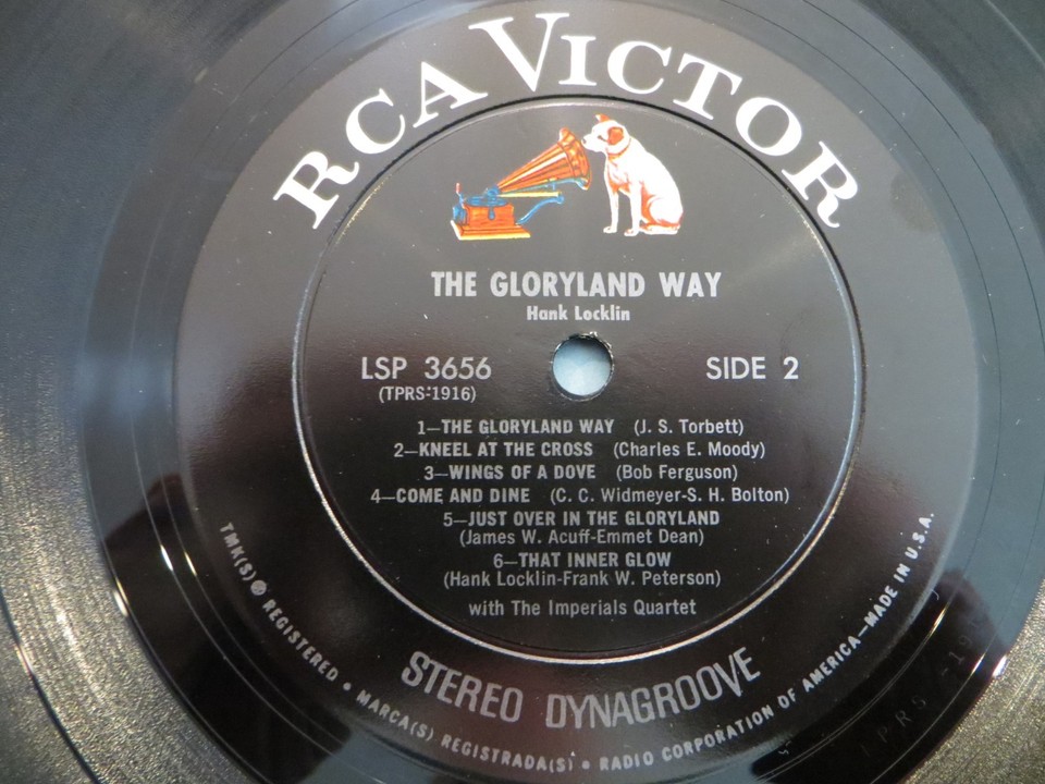 Hank Locklin – The Gloryland Way - 1966 - RCA Victor LSP-3656 Vinyl LP ...