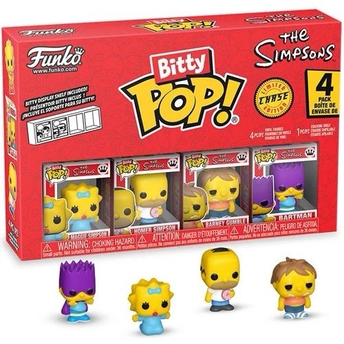 The Simpsons Maggie Simpson Funko Bitty Pop! Mini-Figure 4-Pack | eBay