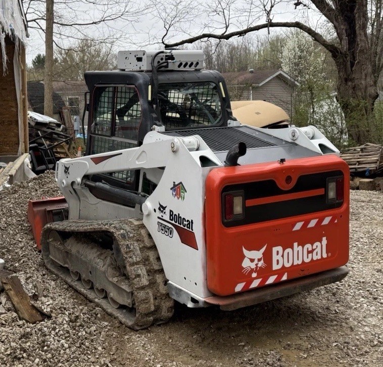 2017 Bobcat T550 Skid Steer Track Loader Hand/Foot Controls A/C 1800hrs ...