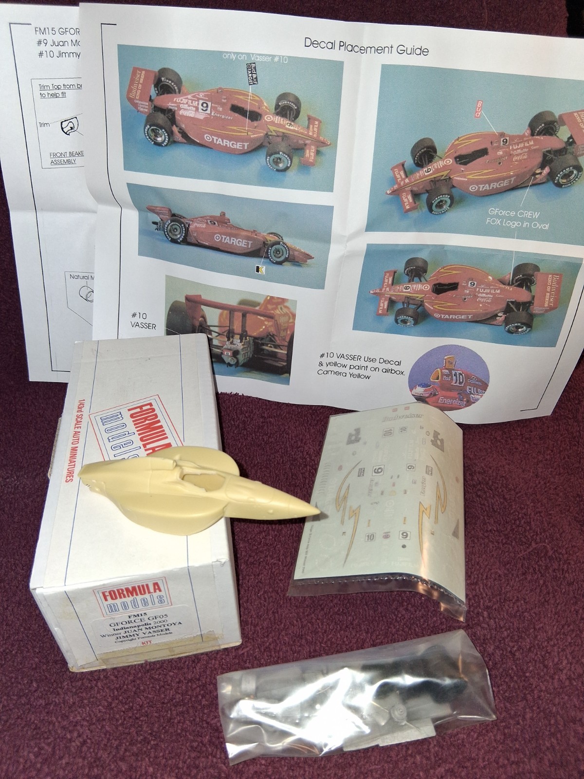 1/43 Formula Models GForce GF05 "Target" Indy Car 2000 Resin Model | eBay
