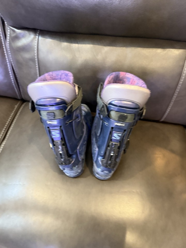 SALOMON OPTIMA 8.1 - DOWNHILL SKI BOOTS, BLUE 345/27.5 - Made in Italy ...