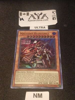 MACHINA RUINFORCE BODE-EN028 ULTRA RARE NM 1ST EDITION - YUGIOH | eBay
