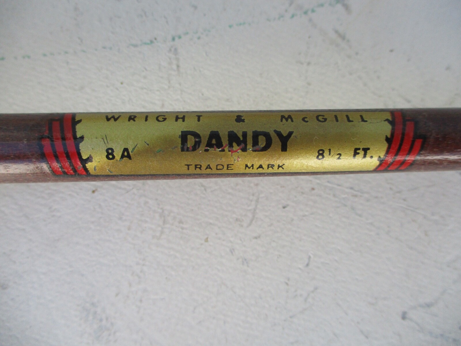 Wright & McGill DANDY 8A 8 1/2" Fly Fishing Rod with Original Sock ...