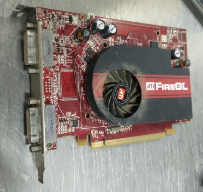 ATI FireGL V3550 109-A77631-10 256MB DDR2 PCIe Dual DVI Video Card | eBay