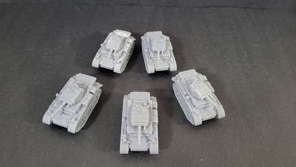Flames of War German Panzer II Luch Tank Platoon X5 Lot Fow 15mm | eBay