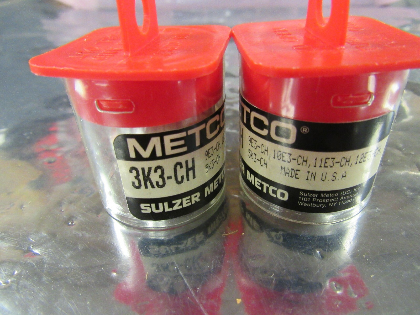 METCO 3K3-CH PLASMA FLAME SPRAY NOZZLE TIP ALUMINUM (LOT OF 2) **NIB ...