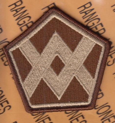 US Army 55th Sustainment Brigade ~3" DCU Desert uniform patch m/e | eBay