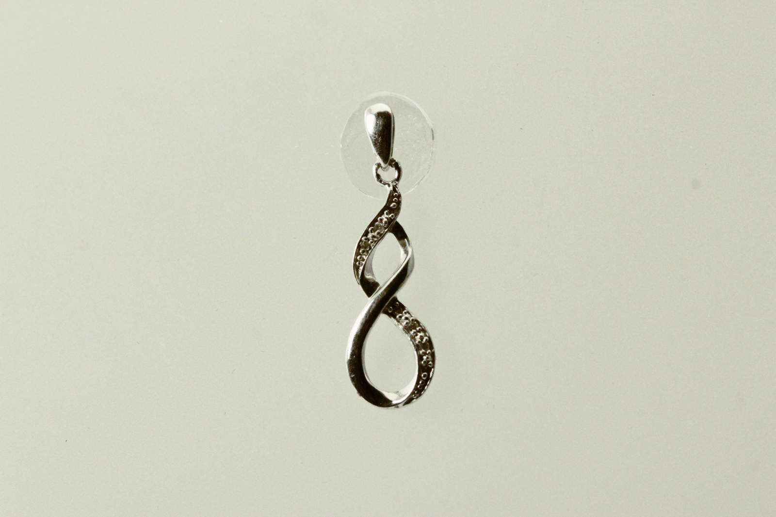 Infinity Symbol 925 Sterling Silver Pendant (Diamond … - Gem