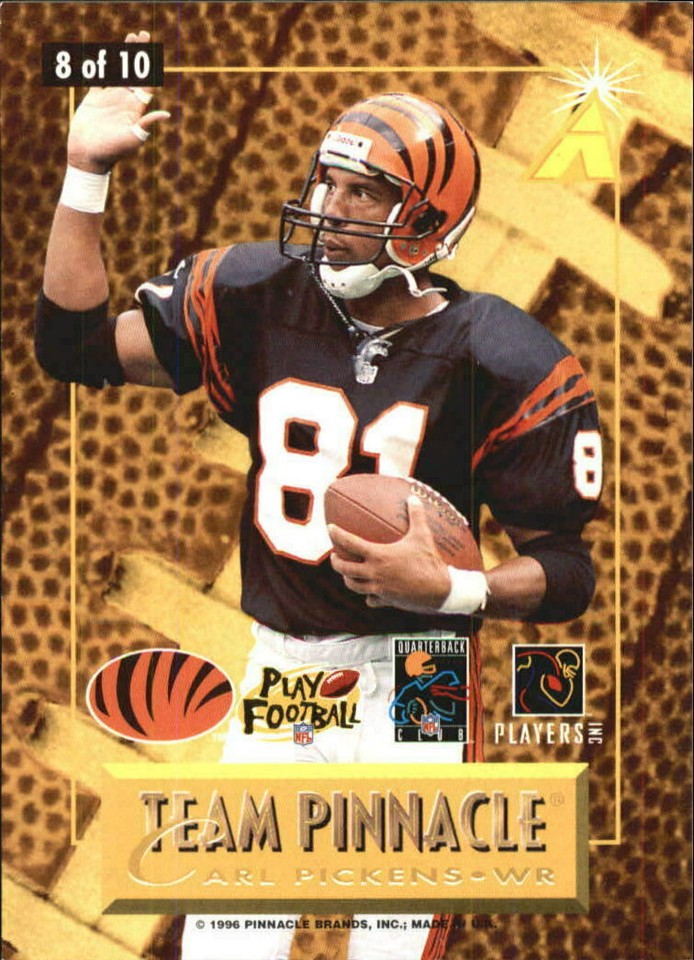 1996 Pinnacle Team Pinnacle Football Card #8 J.Rice/C.Pickens 49ers ...
