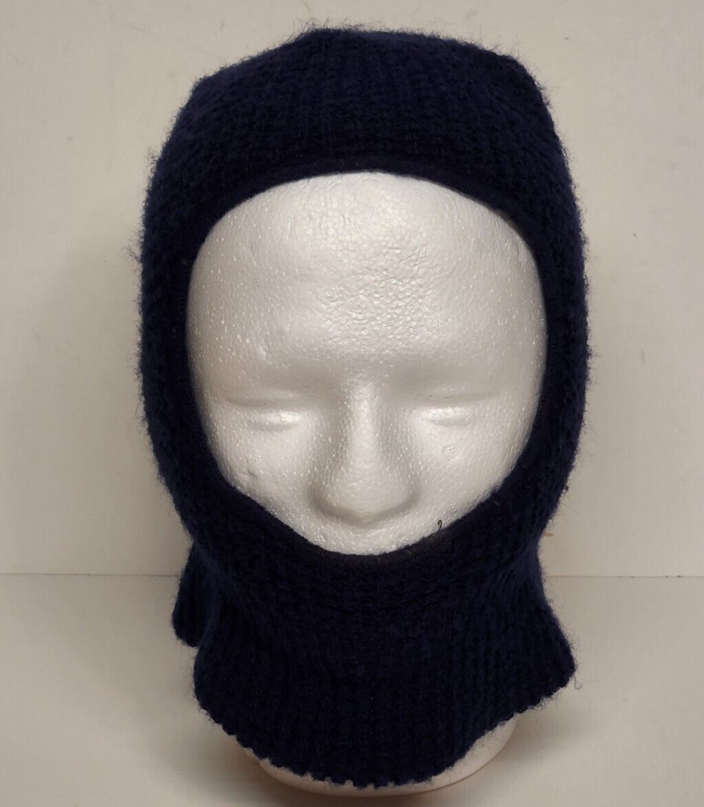 Acrylic Knitted Full Face Winter Ski Mask Navy Blue S… - Gem