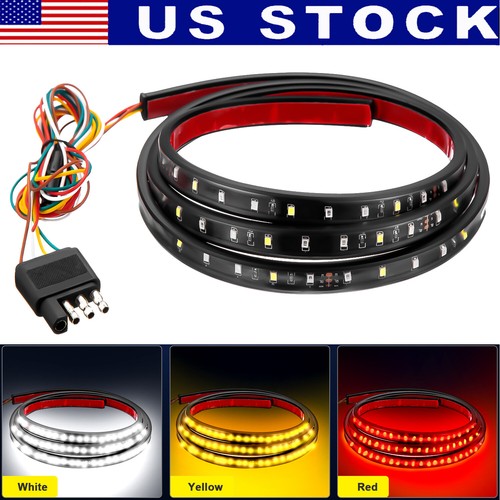 60" LED STRIP TAILGATE LIGHT BAR REVERSE BRAKE SIGNAL FOR CHEVY FORD ...