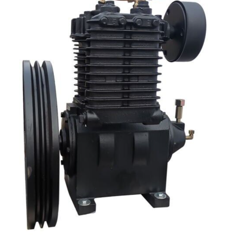 SANBORN INDUSTRIAL 2 STAGE 5HP AIR COMPRESSOR PUMP C-1 / SC23 / 040 ...