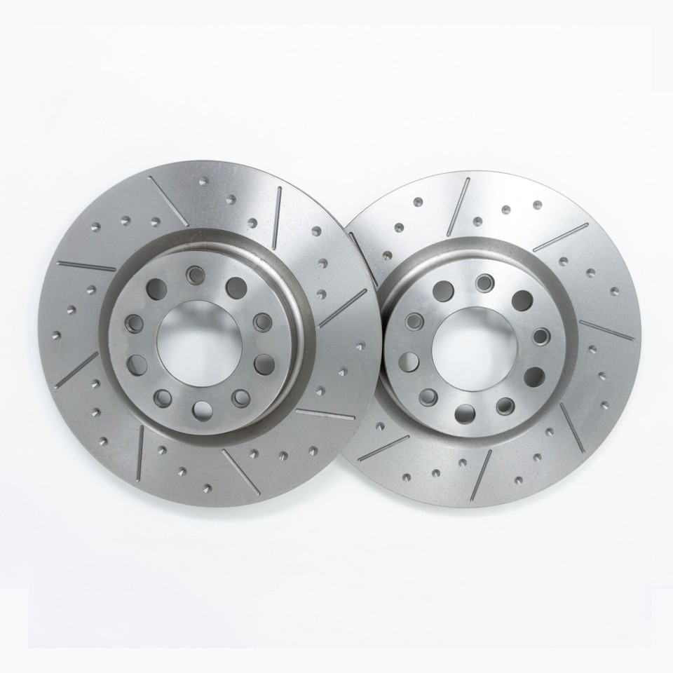 MTEC 330mm Rear Brake Discs for Audi A6 C7 2.0 TFSI Hybrid 2012-2015 ...