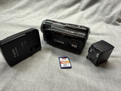 Canon VIXIA HFM 30 Camcorder - Black, Compact High Definition, Power ...