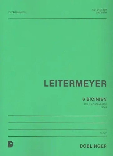 6 Bicinien | Duo-Studien | Fritz Leitermeyer | Buch | Doblinger Verlag ...