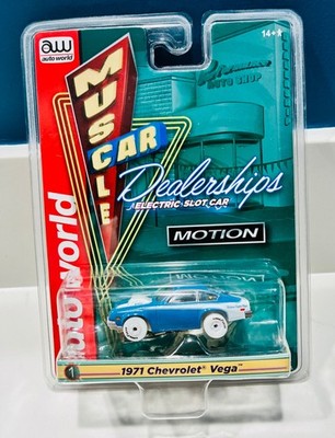 Auto World Muscle Cars Dealerships 1971 Chevy Vega Slot Car Aurora AFX ...
