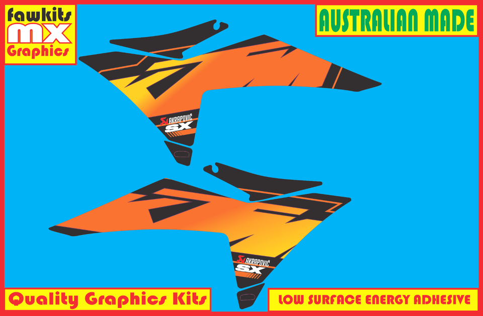 KTM 2025-2026 SX MX GRAPHICS KIT DECALS KIT STICKER KIT STICKERS BUBBLE ...