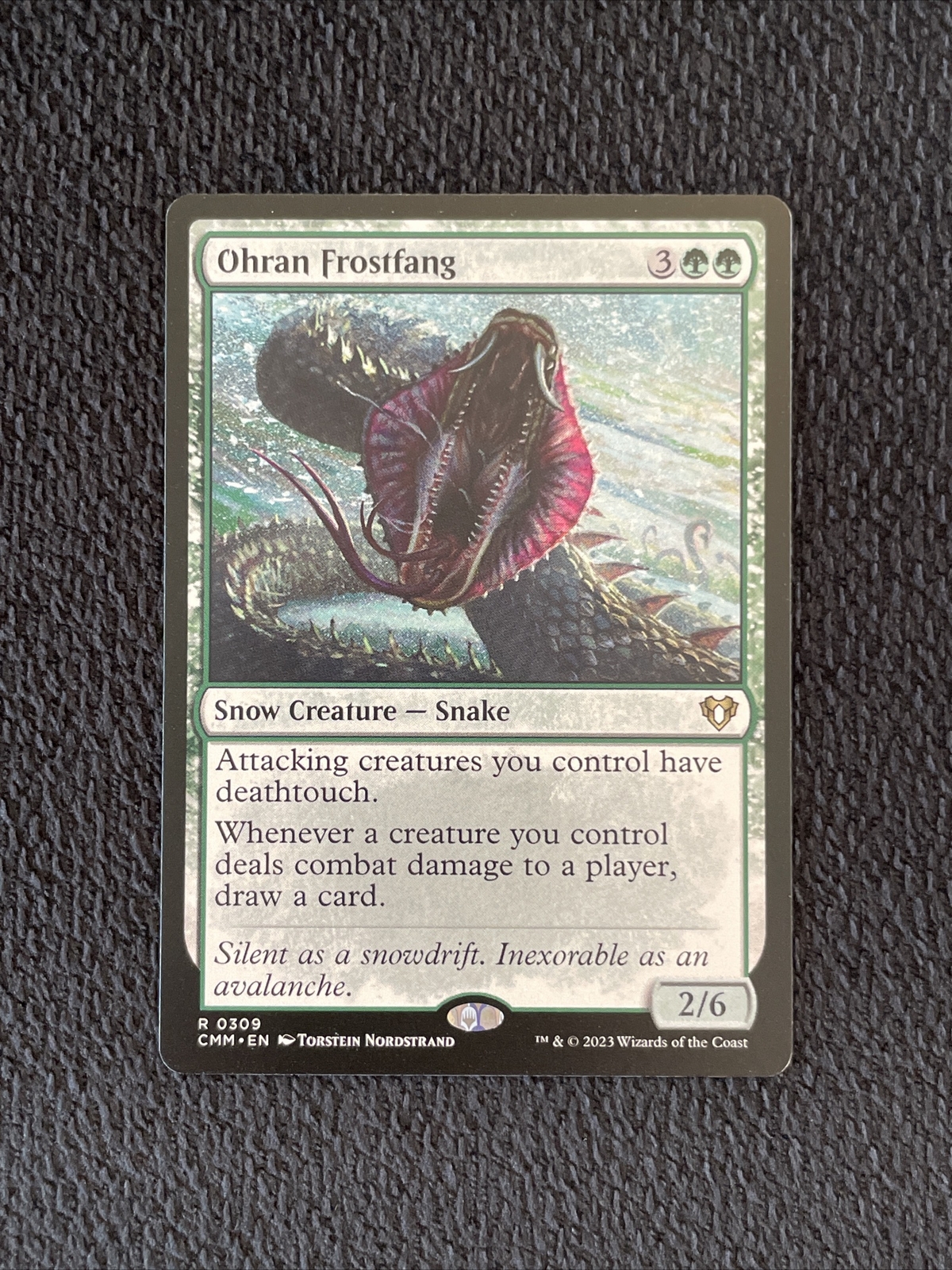 MTG Ohran Frostfang Commander Masters 0309 Regular Rare for sale online ...