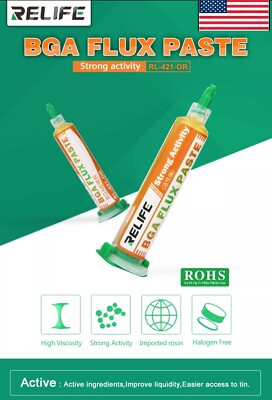 Relife RL-421-OR, Flux 10cc, BGA cell phone and computer repair | eBay