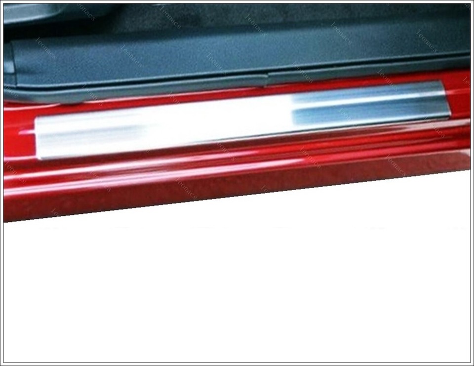 Chrome Door Sill Protector 4dr (BRUSHED) For NISSAN QASHQAI J10 J11 ...