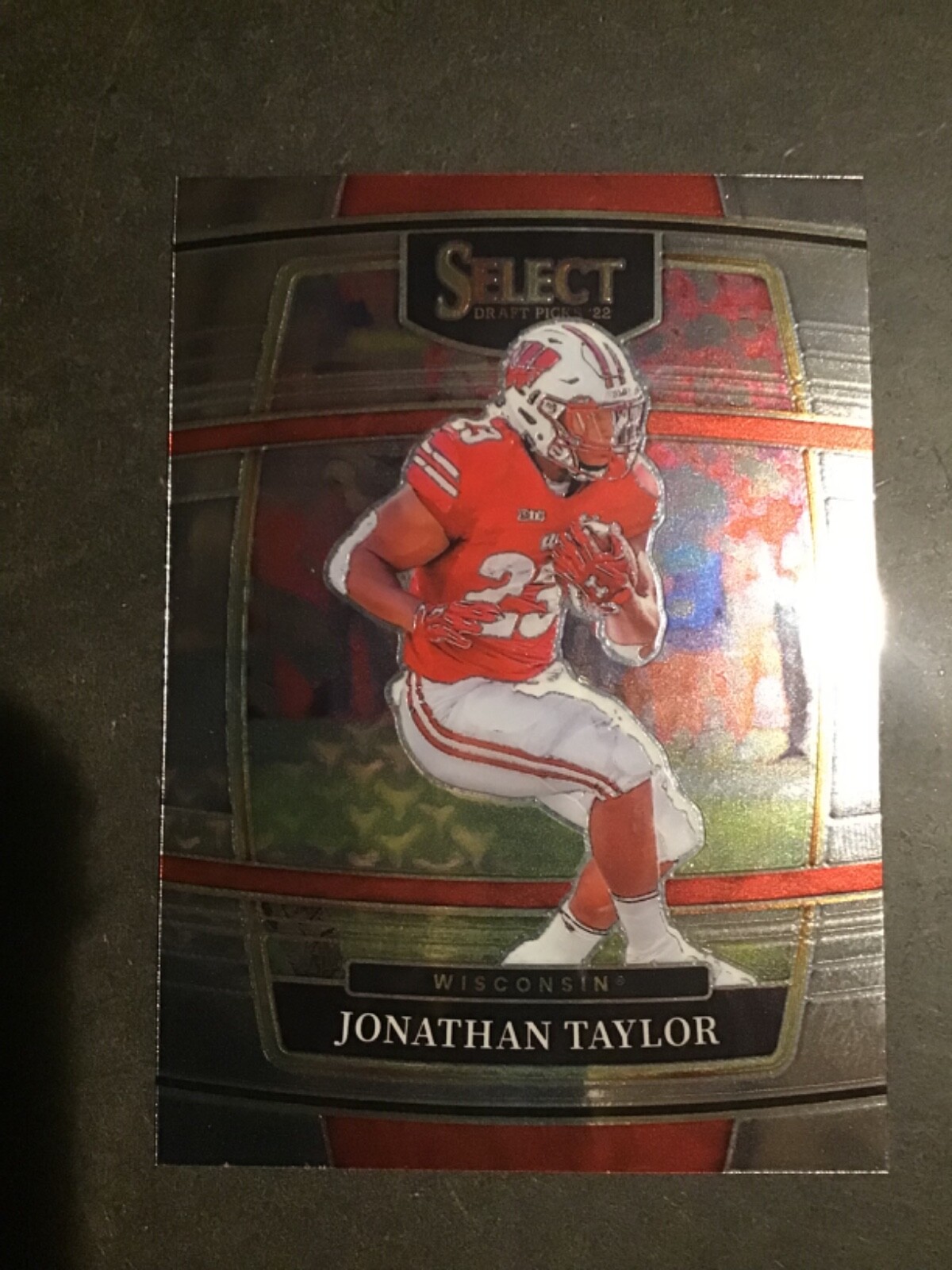 2022 Select Draft Picks Jonathan Taylor Base Card Wisconsin Badgers k ...