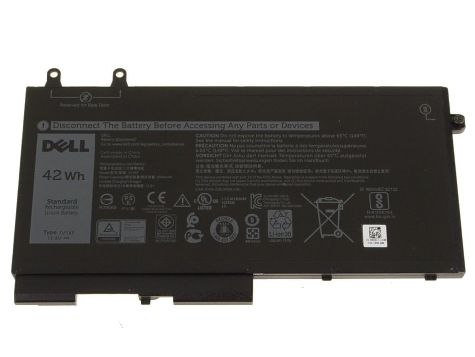 Genuine Dell 1V1XF 42Wh Laptop Battery for Latitude 5400 Precision 3540 ...