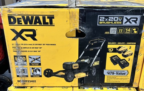 DeWalt 21” 2X 20V Max XR Push Mower - Mower Only - DCMWP234U2 - New ...