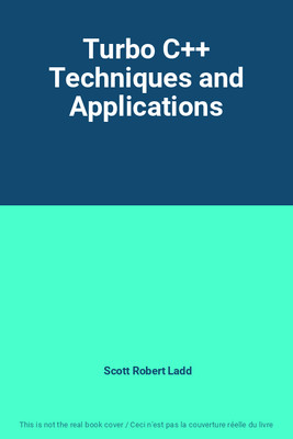 Turbo C++ Techniques and Applications | eBay