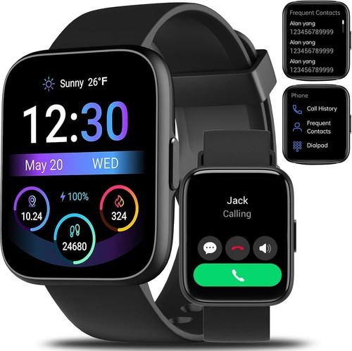 Smart Watch for Men Women - 1.83" for Android iPhone Compatible IP68 ...