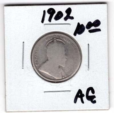 1902 Canada 25 Cents Silver Coin - Filler | eBay