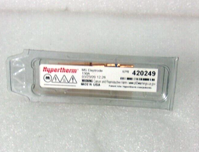 Genuine Hypertherm 420249 Electrode, XPR 130 Amps Mild Steel | eBay