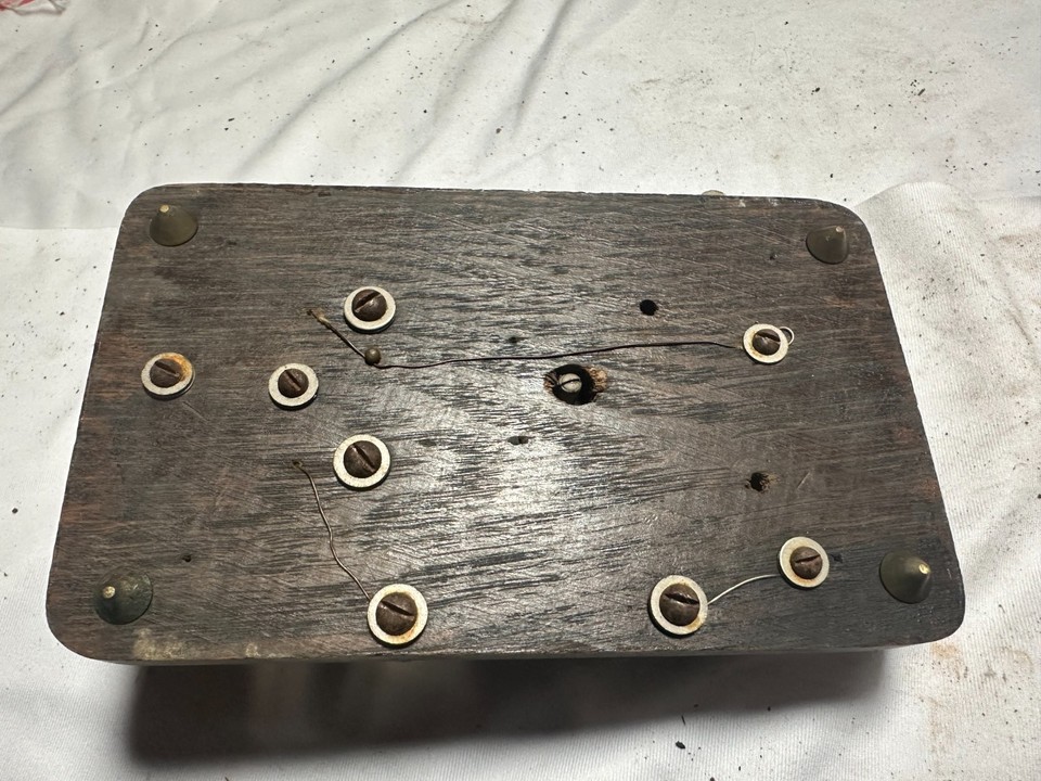 Antique Vintage Morse Code Telegraph Key & Sounder Relay Electronics ...