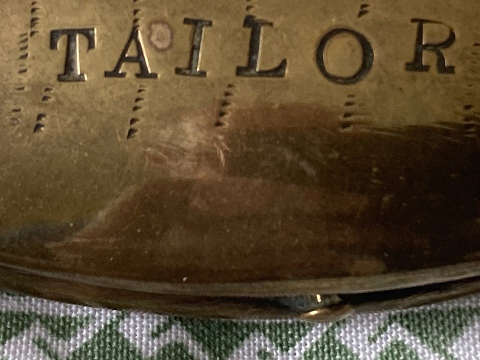 Antique Brass Welsh Miner's Snuff Box Wrigglework Design - Richard ...