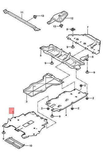 Genuine PORSCHE Cover LHD Front 99750452702 | eBay