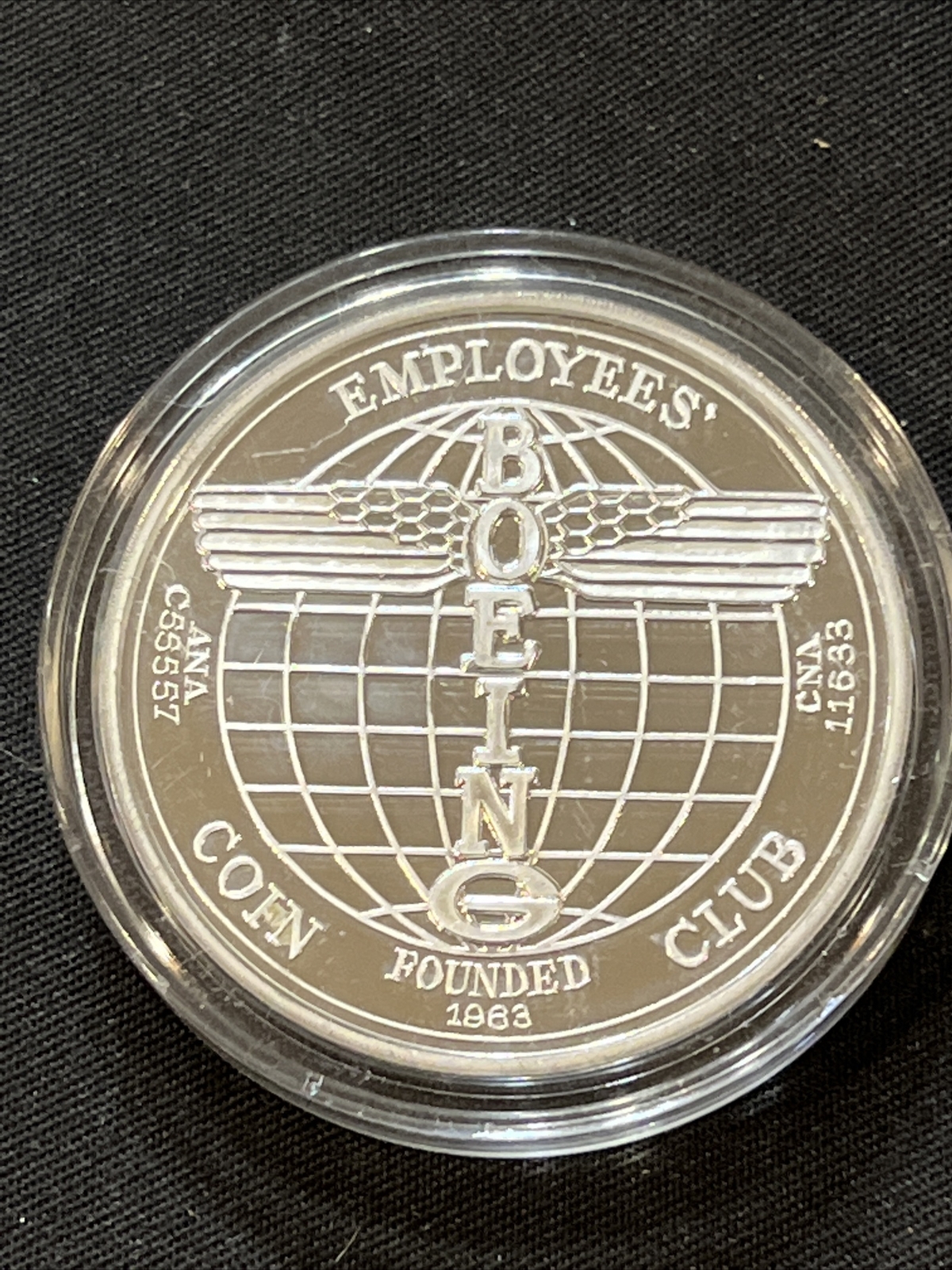 Lot of 2: 1996 Bronze & Pewter BOEING 777 WORKING TOGETHER Employee ...