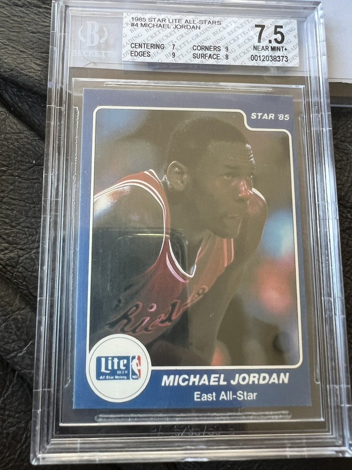 1985 Star Lite All Stars # 4 Michael Jordan BVG 7.5 | eBay