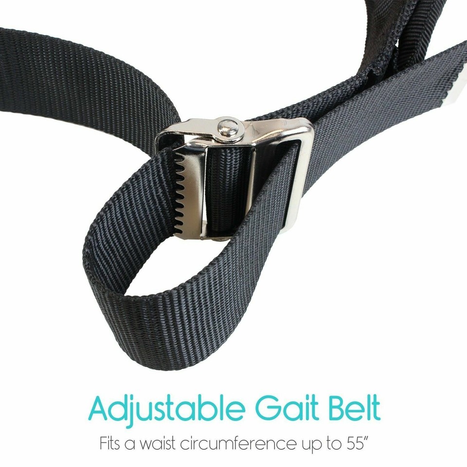 Transfer Belt Secure Leg Loops Medical Nursing Safety Comfort Gait ...