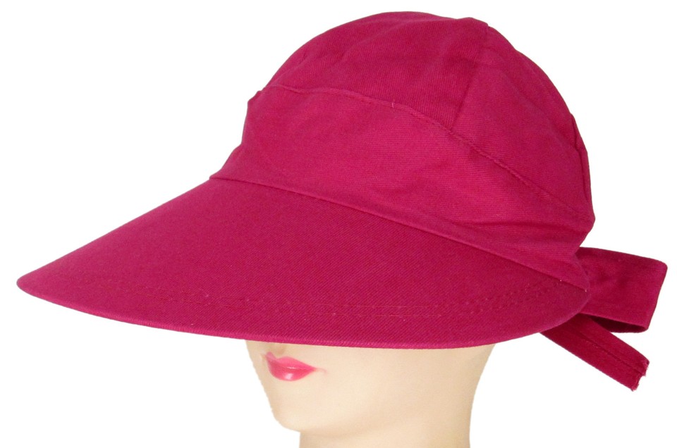 Women Ladies Summer Large Visor Hat Cap Wide Brim Sun UV Protection | eBay
