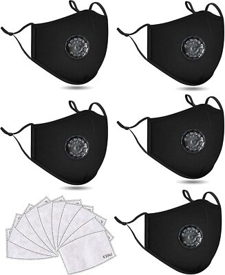 Respirator Mask Protective 5 Face Masks SAME DAY SHIPPING FROM USA 5 ...