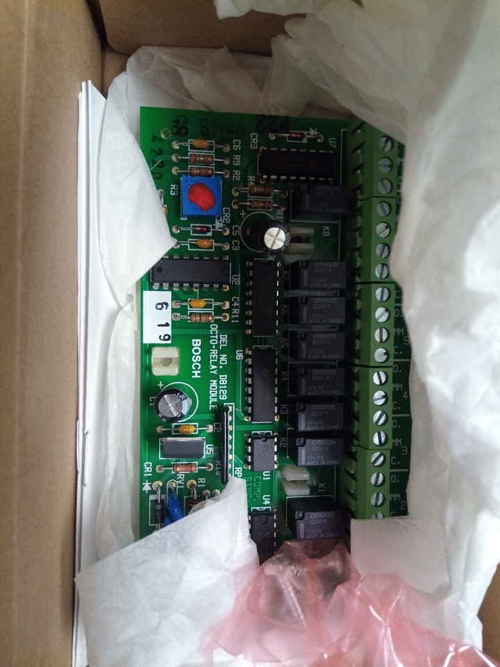 Bosch D8129 Octo-Relay Module Signaling System Control Unit Sub ...