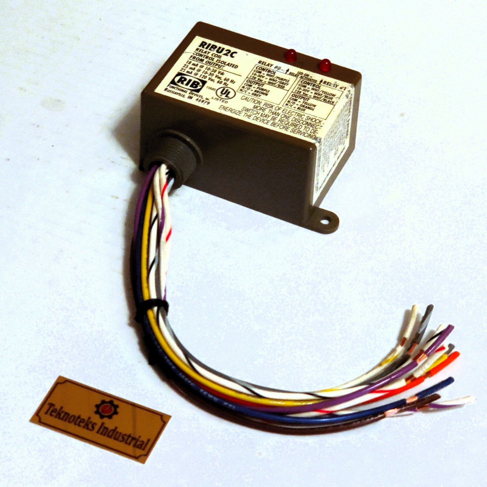 FUNCTIONAL DEVICES INC RIBU2C ENCLOSED PILOT RELAY | eBay