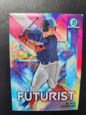 2021 Bowman Chrome Blaze Jordan Futurist Insert Prospect Card FUT-BJ ...