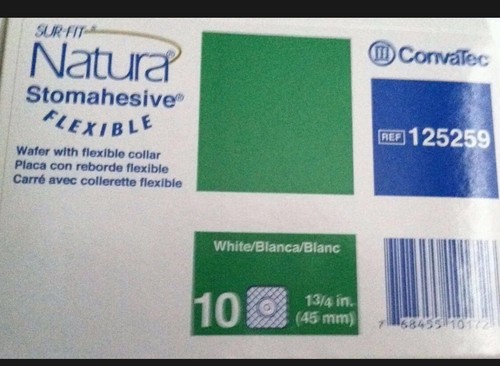 Convatec Box Of 10 Wafers 125259 And 401502 SurFit Natura Pouches 10 In Bag. | eBay
