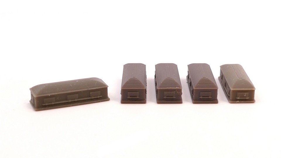 USA Made HO Scale Caskets - 5 Pack 870891 | eBay