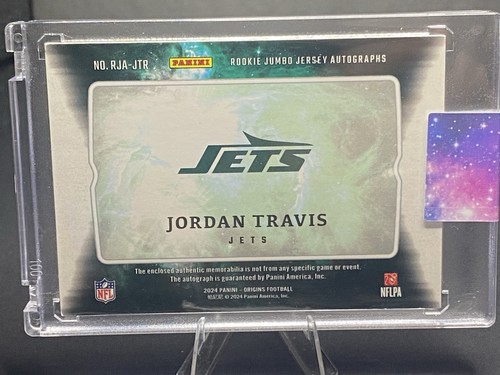 2024 Panini Origins Jordan Travis Red Rookie Patch Auto RC #/99 Jets | eBay